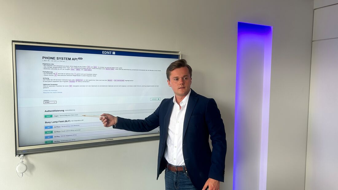 Cloud-Telefonie anpassbar und flexibel | REST-API von acall - EDNT IT-Systeme und Services